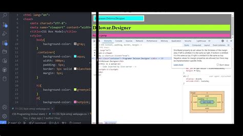 Css 46 Css Content Padding Border Margin Box Model Content Padding Border Margin Youtube
