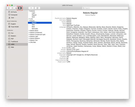 Css How Do You Determine The Correct Local Font Names When Preloading