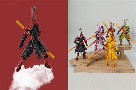 Yakhsu Monkey King Toy Poseable Monkey King Toy 3d Printed Monkey King