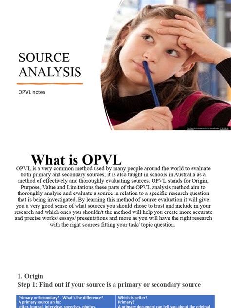 Opvl Analysis Notes Pdf Primary Sources Human Communication