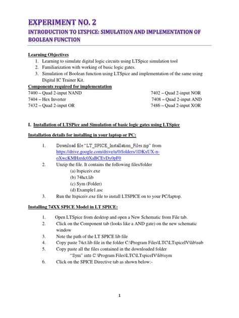 Dd Lab Expt 2 Pdf Logic Gate Electronic Circuits
