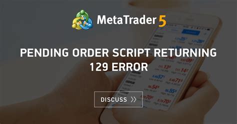 Pending Order Script Returning 129 Error Indices Mql4 And Metatrader 4 Mql4 Programming Forum