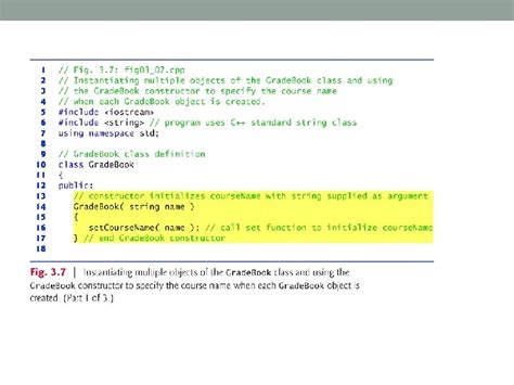 Classes And Objects Chapter 3 Constructor Separate Files