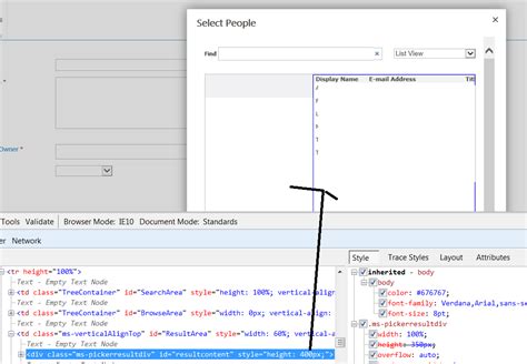 Javascript How I Can Reset The People Picker Height On Ie