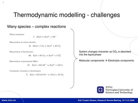 PPT Thermodynamic Models For CO Alkanolamine Water Systems PowerPoint Presentation ID