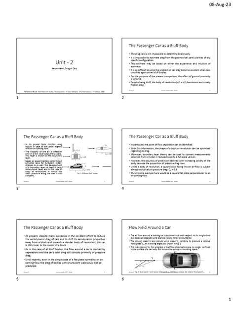 aerodynamic drag of cars pdf drag physics vortices