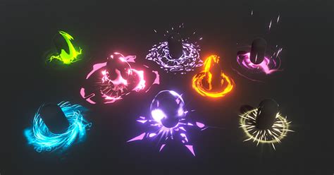 magic aura and waves vfx particles unity asset store