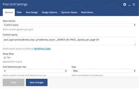 Dynamic Custom Query In Visual Composer Post Grids Custom Page Templates