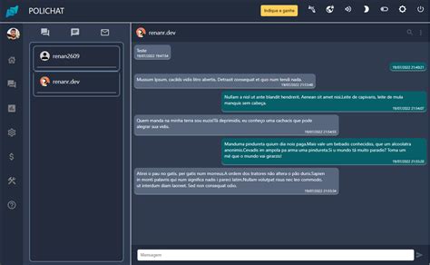 Github Renanribswebchat Projeto Da Tela De Um Chat Desenvolvido Em