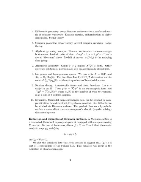 SOLUTION Complex Analysis On Riemann Surfaces Studypool