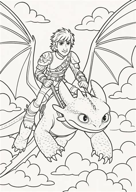 How To Train Your Dragon Coloring Pages