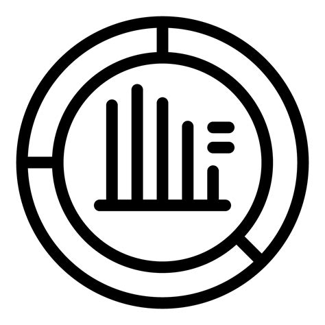 Round Chart Icon Showing Decreasing Bar Graph For Data Analysis 49059236 Vector Art At Vecteezy