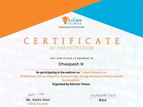 Research Sustainability Quantumengineering Materialsscience Dheepesh N