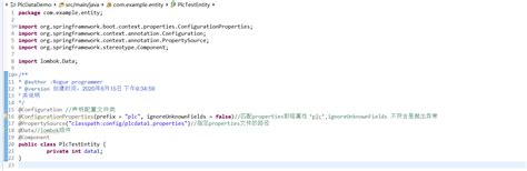 Springboot读取自定义properties配置文件方法 Runawayprogrammer 博客园