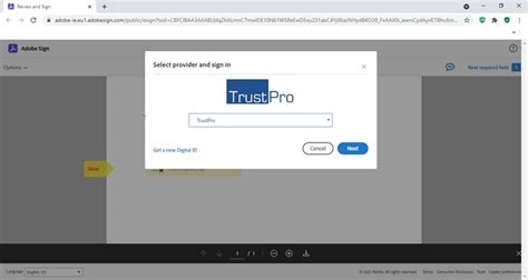 Get Document Digitally Signed In Adobe Acrobat Sign With Trustpro Qtsp