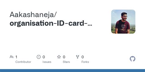 Github Aakashaneja Organisation Id Card Maker
