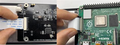 Dfrobot 88 480×1920 Dsi Bar Touch Display For Raspberry Pi