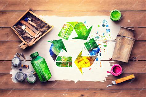 Premium Ai Image Egg Carton Light Bulb Can Battery Cap Bottles On