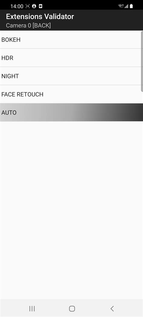 Camera Extensions Validation Tool Android Open Source Project