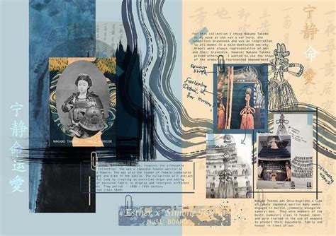 Moodboardinspirationlayout 인물화 일러스트레이션 무드 보드