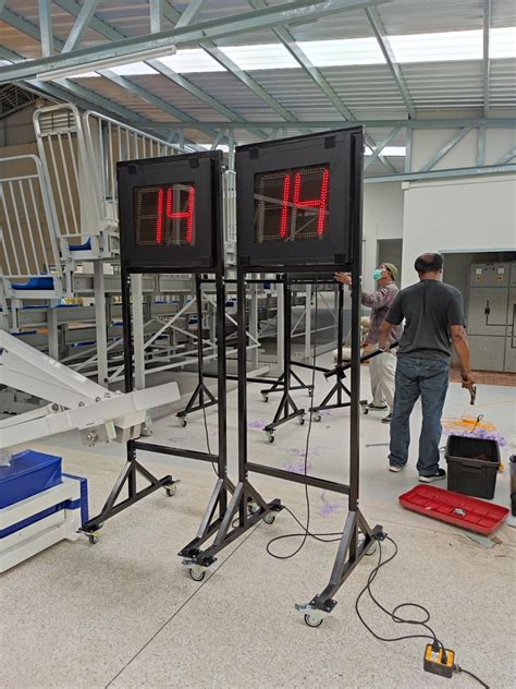 ส่งงานสกอร์บอร์ด ดิจิตอล เครื่องจับเวลา 24 วิ สนามที่ คลอง13 สกอร์บอร์ดดิจิตอล สกอร์บอร์ดไฟฟ้า