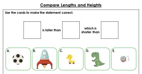 Problem Solving Length And Height Year 1