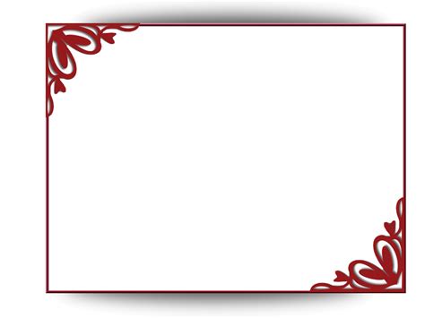 Red Title Vector Design Images Red Traditional Classical Title Frame