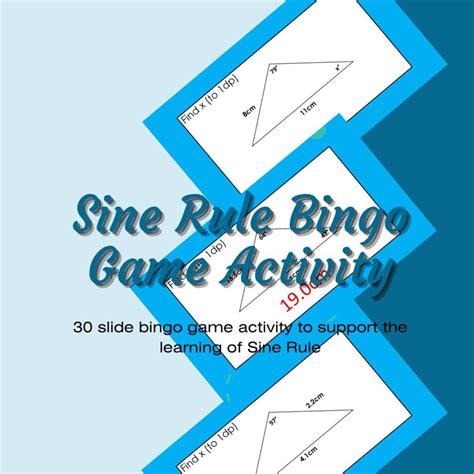 Engaging Sine Rule Maths Bingo Game For Interactive Revision