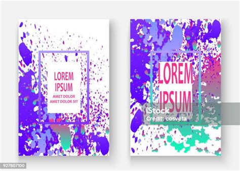 네온 폭발 페인트 홀로그램 튀기지 예술 커버 디자인 유체 블루 그라데이션 먼지 스플래시 질감 배경입니다 유행 창조적인 서식 파일 벡터 보고서 카탈로그 책자 플라이어 제품