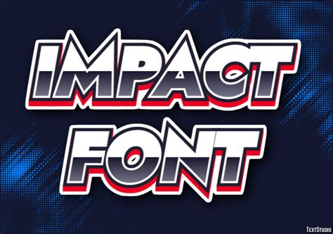Impact Font Text Effect And Logo Design Font