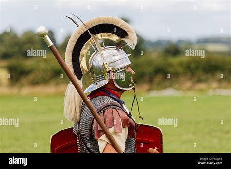 Roman Legionary - Deputy Centurion - Optio Stock Photo: 102886843 - Alamy