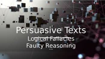 Logical Fallacies Lesson By Thatintrovertteacher TpT