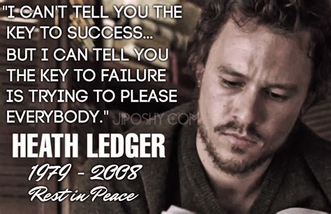 Heath Ledger Acting Quotes Quotesgram