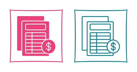 Invoice Vector Icon 24795768 Vector Art At Vecteezy