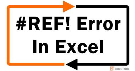 Ref Error In Excel How To Fix