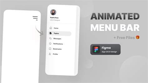 Creating An Animated Mobile App Navigation Menu Bar Uiux Design