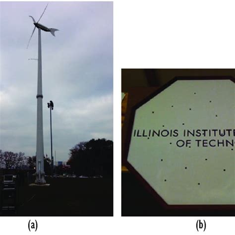 A Photograph Of A Viryd 8000 Wind Turbine And B Optinav 24 Download Scientific Diagram