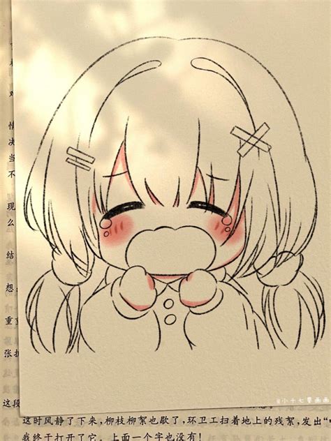 Q版人物女生萌图简笔画有过程吗为什么（热门15张） 简笔画图片大全