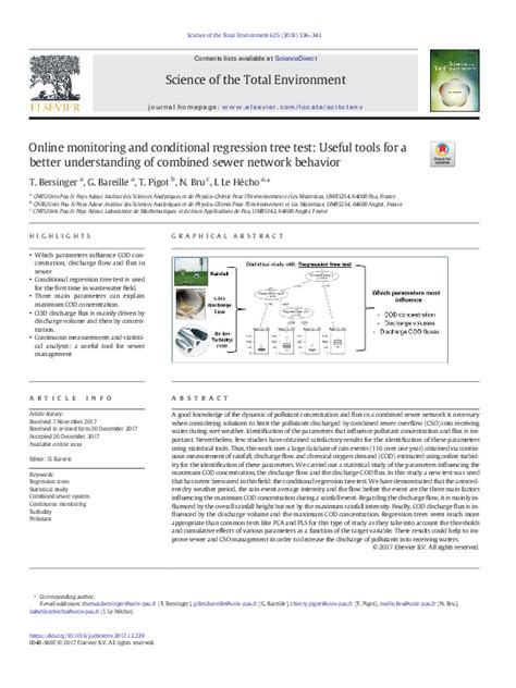 Pdf Online Monitoring And Conditional Regression Tree Test Useful