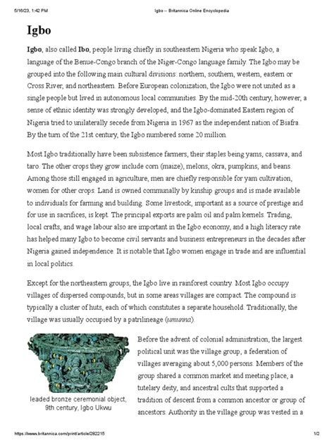 Igbo Britannica Pdf