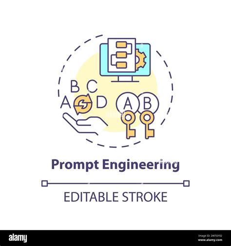 Prompt Engineering Multi Color Concept Icon Stock Vector Image And Art