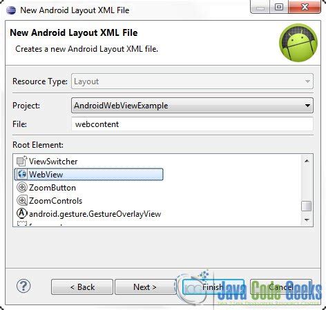 Android WebView Example