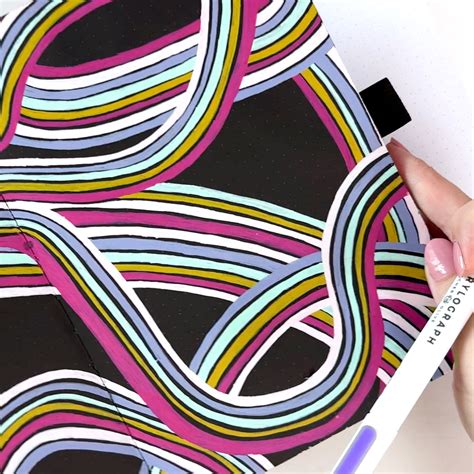 Mindful Drawing Activity How To Draw Abstract Patterns Step By Step Archer And Olive