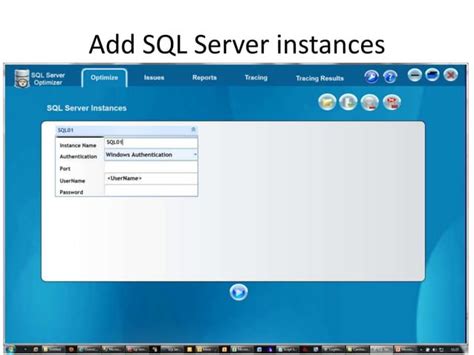 Sql Server Optimizer Screenshots Ppt