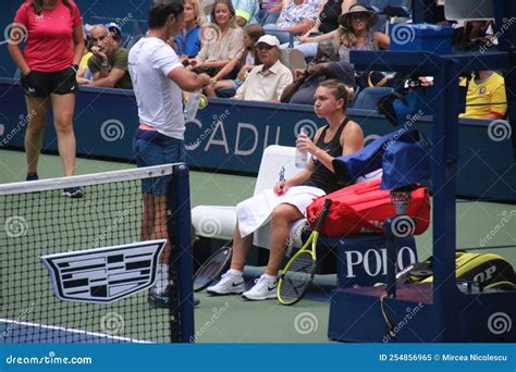 Simona Halep Editorial Image Image Of Tennis Raquet 254856965