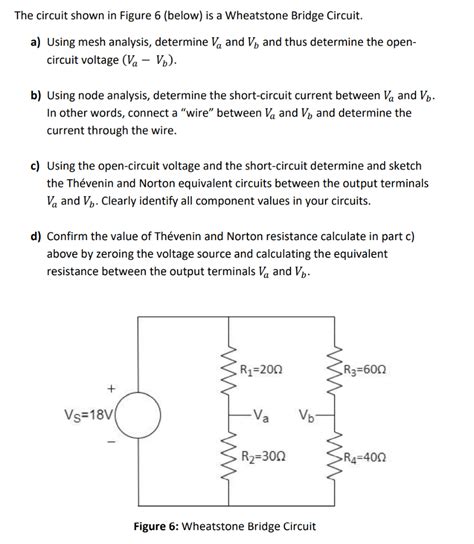 [solved] The Circuit Shown In Figure 6 Below Is A Wheat