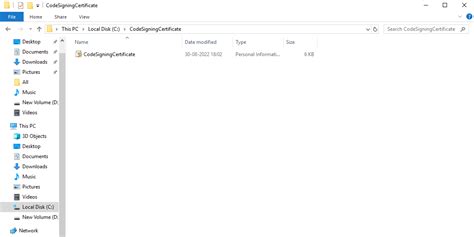 Quick Guide To Install Code Signing Certificate On MS Windows