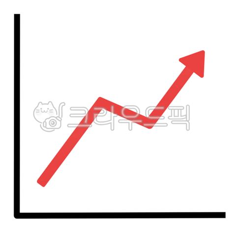 상승 차트 그래프 상승그래프 급상승 사진이미지일러스트캘리그라피 Minny작가
