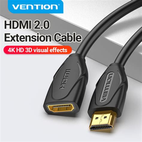 Vention HDMI Extension Cable Male To Female HDMI Cable K D V HDMI M M M M Extended