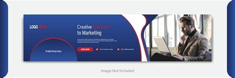 Premium Vector Creative Approach Linkedin Cover